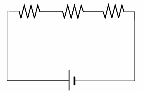 Series Circuit With Two Resistors