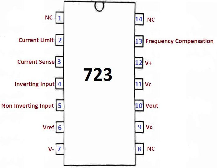 Features Of Integrated Circuit 723 IC 723 Regulators Polytechnic Hub